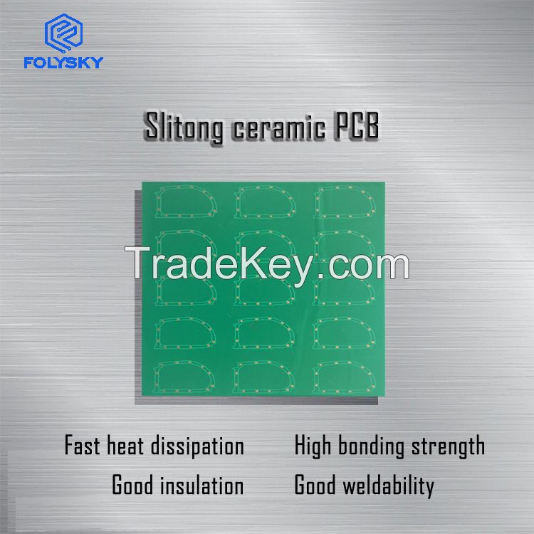 Ceramic PCB/ Ceramic Clad Copper Plate / Alumina Ceramic Circuit Board ...