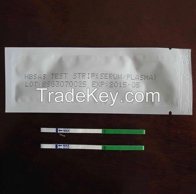 Top quality rapid test hepatitis b surface antigen test strip HBsAg By ...