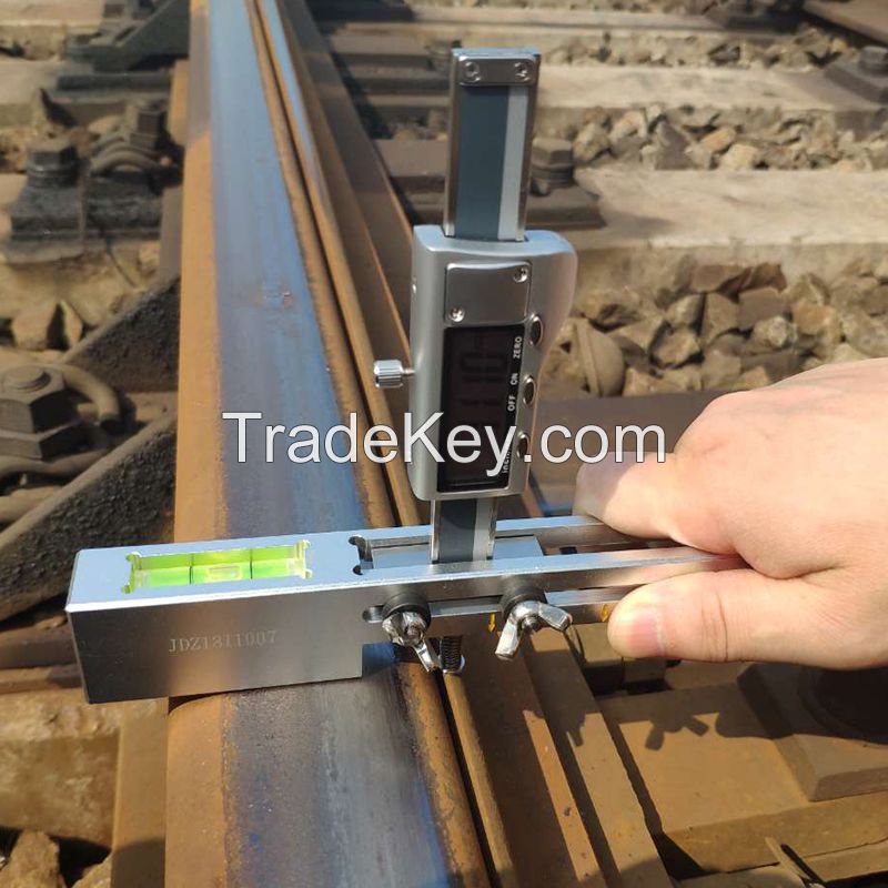 Digital Switch Rail Vertical Wear Gauge Ruler for Turnout Measurement ...