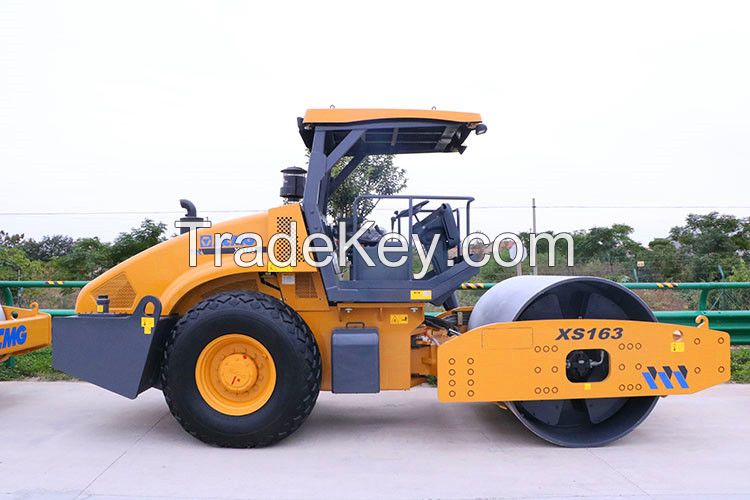 XCMG Official Single Drum Roller Compactor XS163 China Brand New16 Ton ...