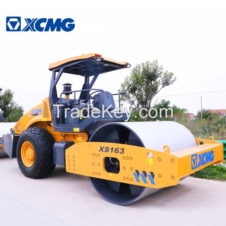 XCMG Official Single Drum Roller Compactor XS163 China Brand New16 Ton ...