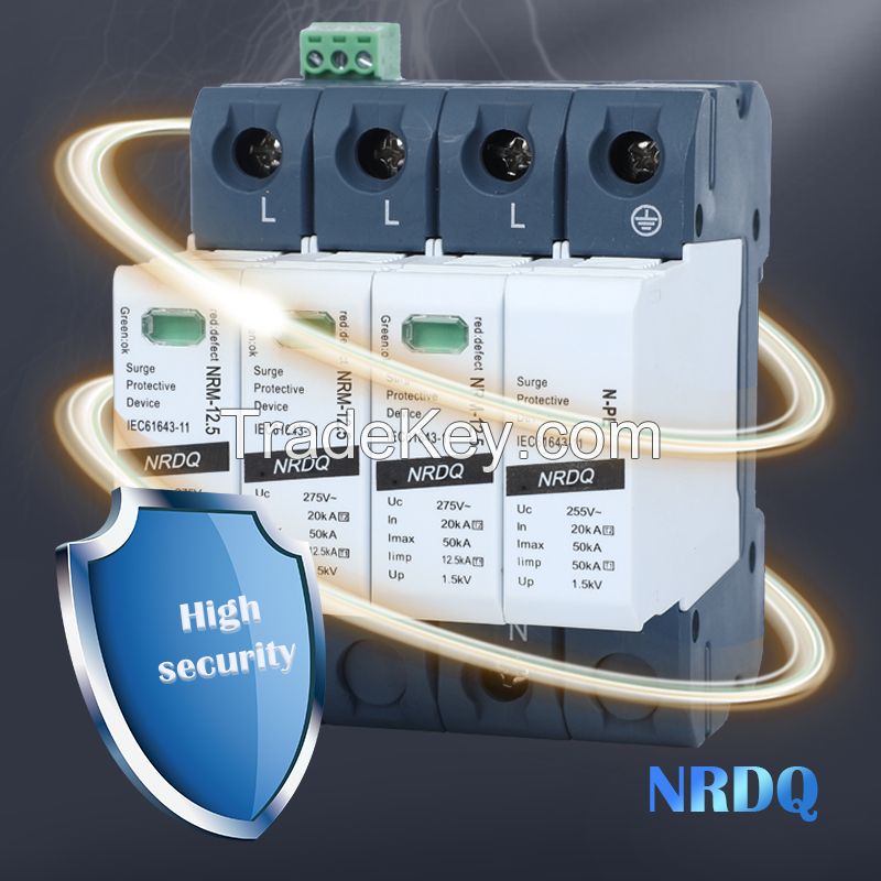 NRDQ Nrm-12.5 power supply surge protector power supply lightning arrester secondary surge ...