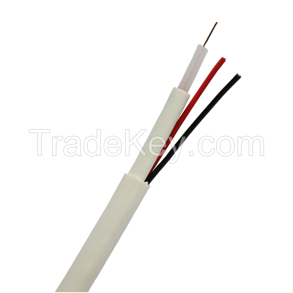 Composite Cable Rg59 Coaxial+2power Cable for CCTV Computer C By ...